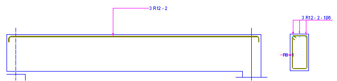 Example of definition of point reinforcement