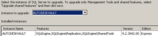 Phase 2–Upgrade SQL