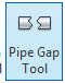 To work with pipe gaps