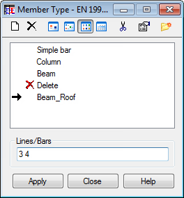 Modify bar types