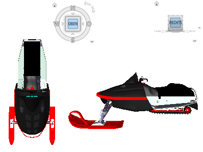 Ändern der Ausrichtung eines Modells mit dem ViewCube