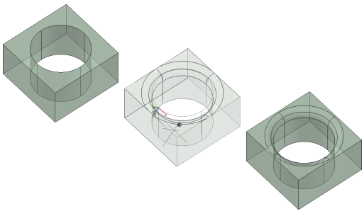 To Work With Filleting 3D Solid Edges by Pressing or Pulling
