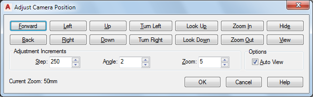 To Adjust the Camera Position