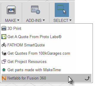 Working with Fusion 360 and Netfabb