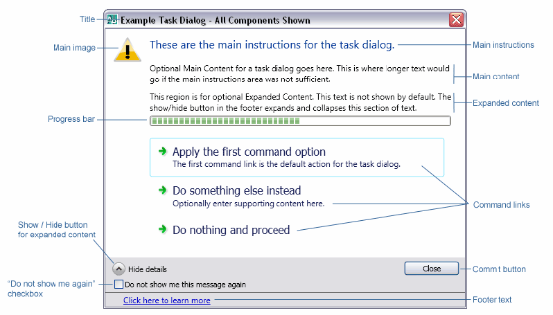 Dialog Guidelines