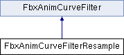FBX C++ API Reference: FbxAnimCurveFilterResample Class Reference