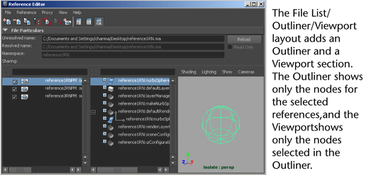 Reference Editor Layouts