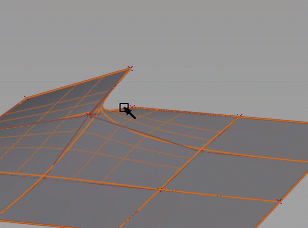 Merge subdivision edges using the Weld tool