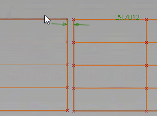 Merge subdivision edges using the Weld tool
