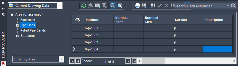 To rename a pipe line number