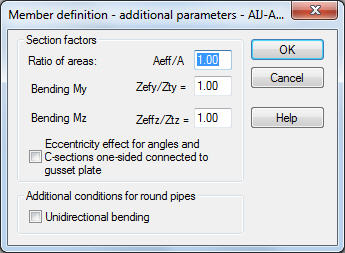 Member Definition - Additional Parameters - AIJ-ASD 05