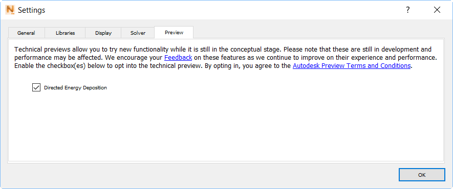 Netfabb Simulation Settings | Netfabb 2021 | Autodesk Knowledge Network
