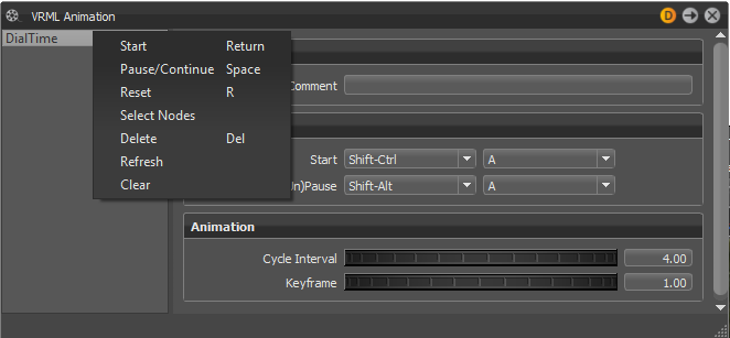 Managing VRML Animations