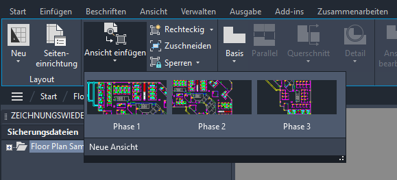 Ansichten mit Namen