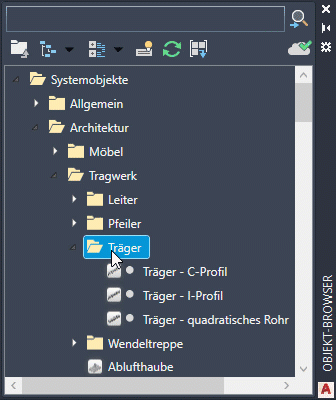 So aktualisieren Sie Objekte in AutoCAD oder laden sie herunter