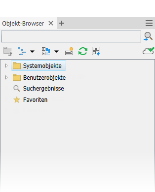 Inventor Factory-Objekt-Browser - Referenz
