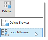 Arbeiten mit dem Layout-Browser