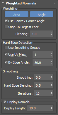 Weighted Normals Modifier