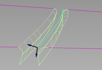 Create panel gaps with rolled edges