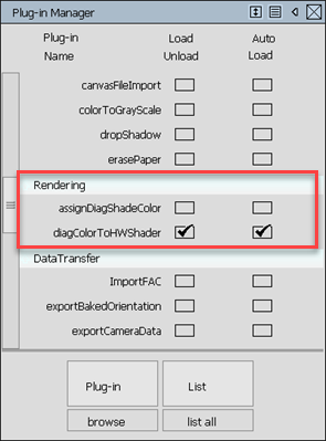 Create hardware shaders from existing diagnostic shaders