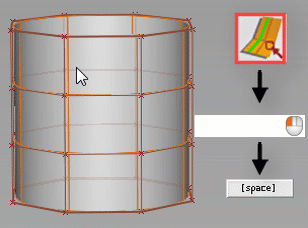 Insert a subdivision edge or edge loop