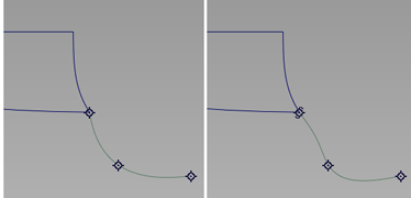 BlendCrv Tools > Blend Curve Create