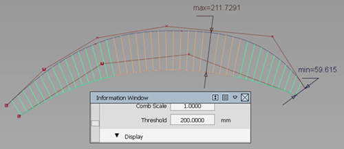 Locators > Deviation > Curve to Curve