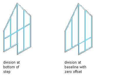 To Exclude Gables and Steps From a Curtain Wall Grid