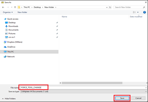 Support Mastercam force tool change in CAMplete TruePath