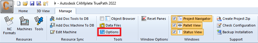 Setup CAMplete TruePath for hyperMILL