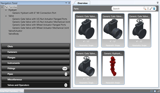 About the Parts Editor