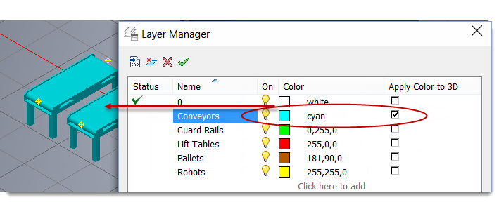 Use the Layer Manager