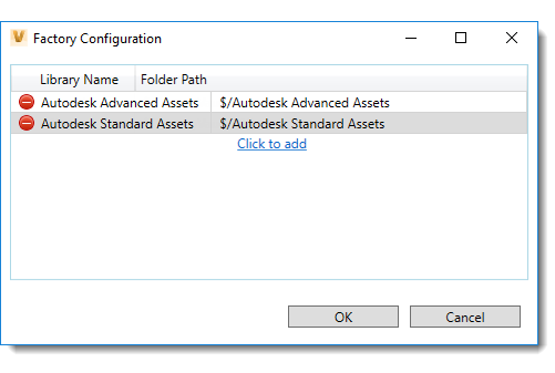 Configuring Vault for Factory Design