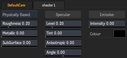 Shader Types and Settings