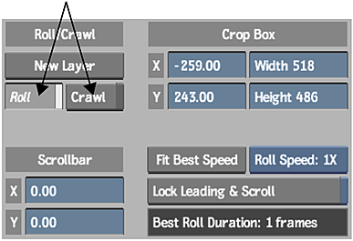 Creating Text Rolls and Text Crawls