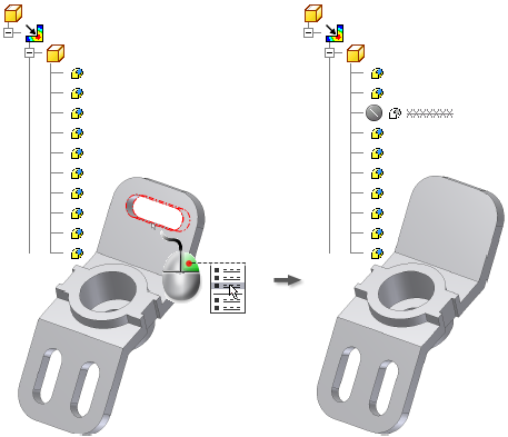 Exclude components and features from analysis