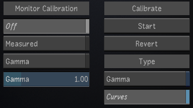 Calibration Settings
