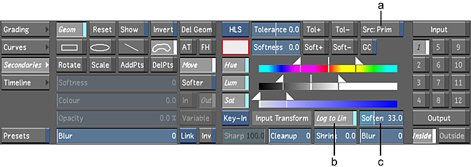 Setting Keying Parameters in the HLS Keyer