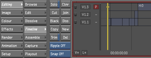 Timeline Menu