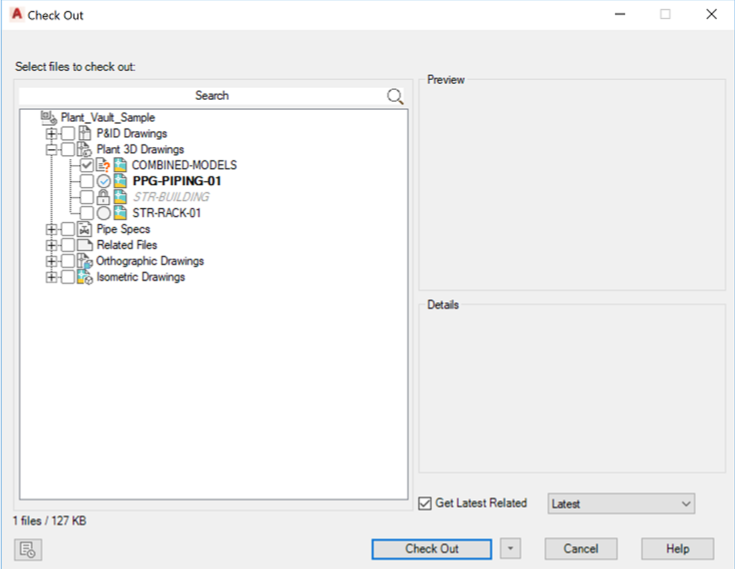 Vault Projects in AutoCAD Plant 3D Toolset