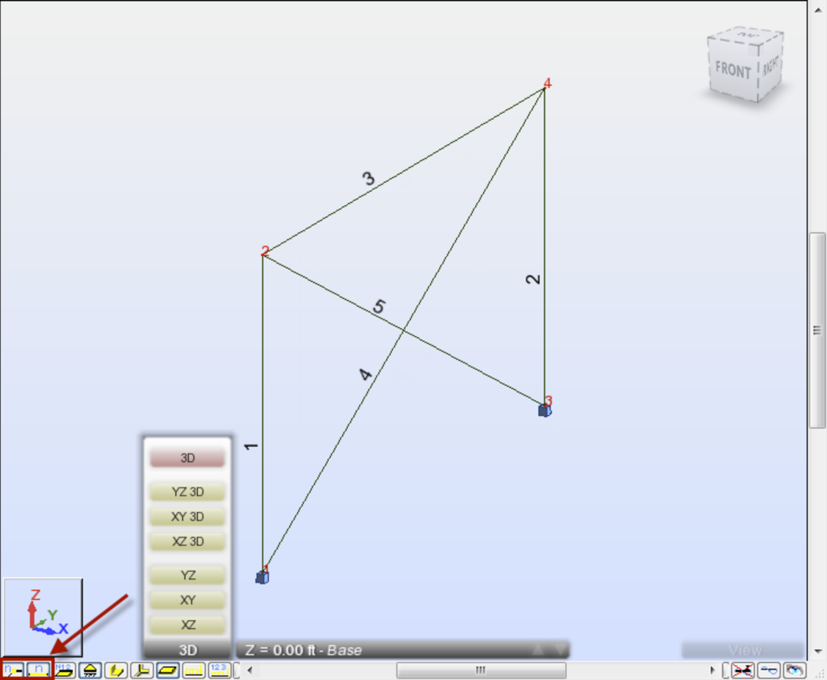 Copy an Existing 2D Frame to Create a 3D Structure