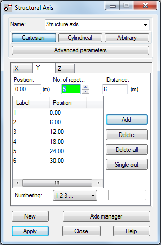Create the Structural Axis and Stories