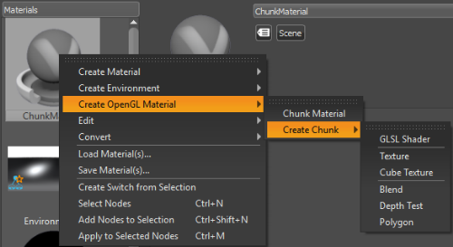 About OpenGL Materials - Chunk Material