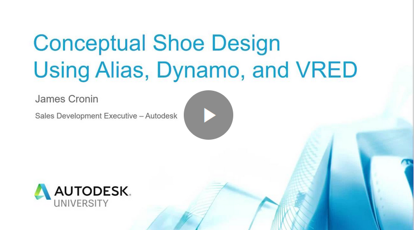 Conceptual Shoe Design Using Alias, Dynamo, and VRED