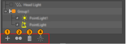 Scene Module Lights Tab – Simple UI