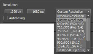 Scene Module Settings Tab – Simple UI