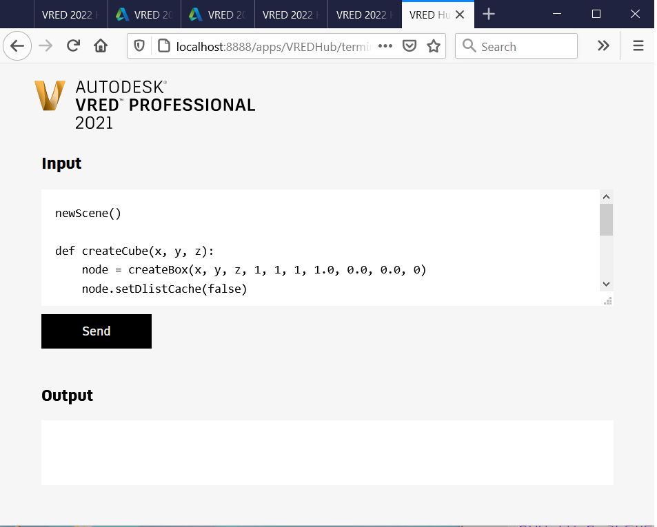 Autodesk Web インタフェース