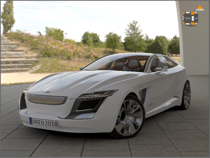 [可視化]メニューのレンダリング オプション