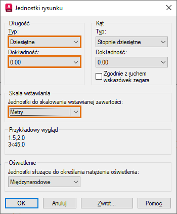Obliczanie pola powierzchni i mierzenie odległości