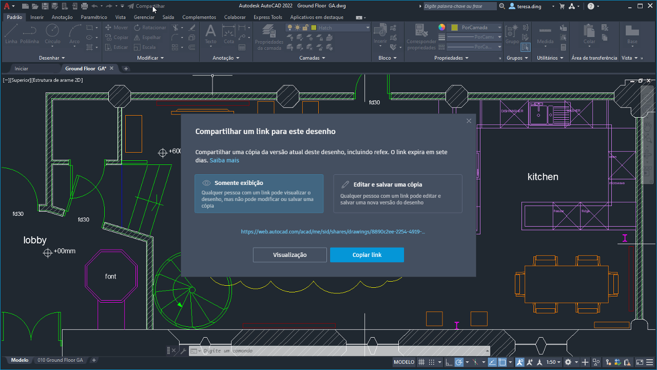 Novidades no AutoCAD 2022.